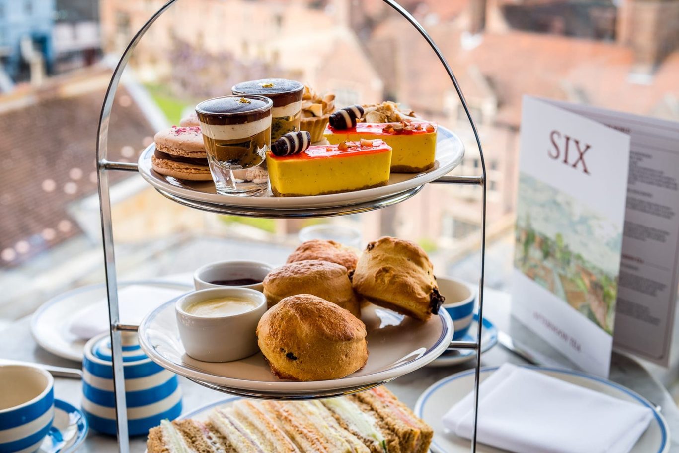 Afternoon tea in Cambridge with spectacular views at The Varsity Hotel